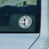 Bend Oregon Rounded Typeface Logo Vinyl Transfer Decal | Vinyl Transfer ...